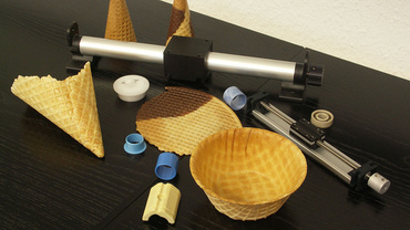 Wafer production products for the food industry